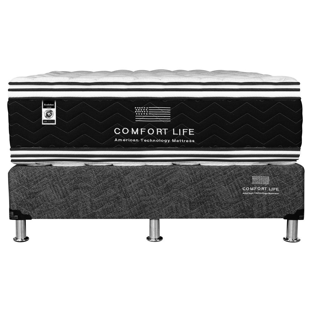 Cama Comfort Life Evolution Euro Pillow Top – La Colchonería - Guatemala